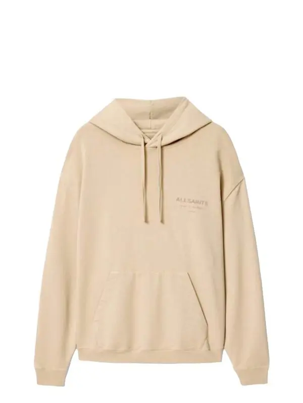 ALLSAINTS Xander Long Sleeve Cotton Hoodie - Nude