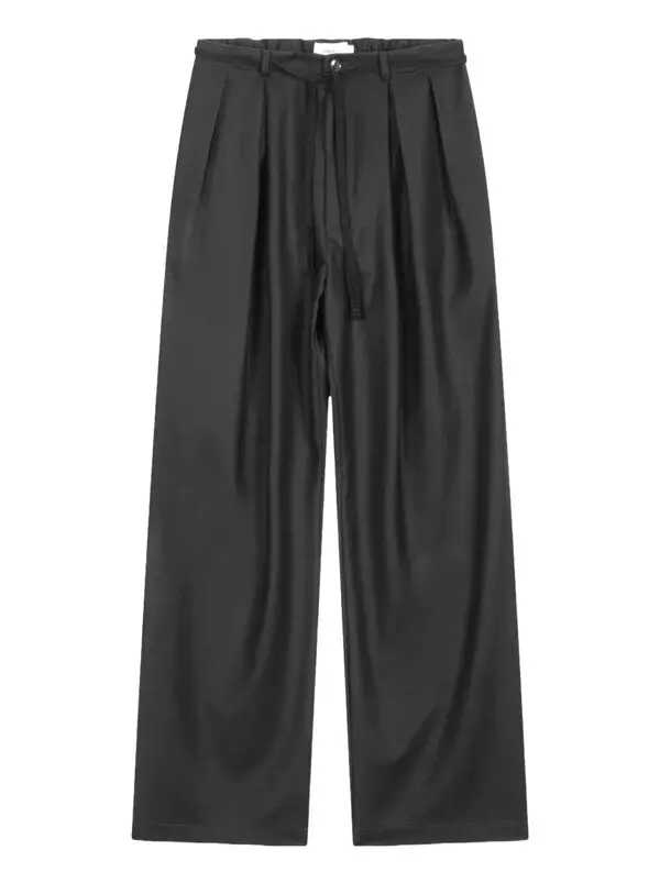 Barena Venezia Pleated Trousers With Belt Loops And Patch Pockets - Grey