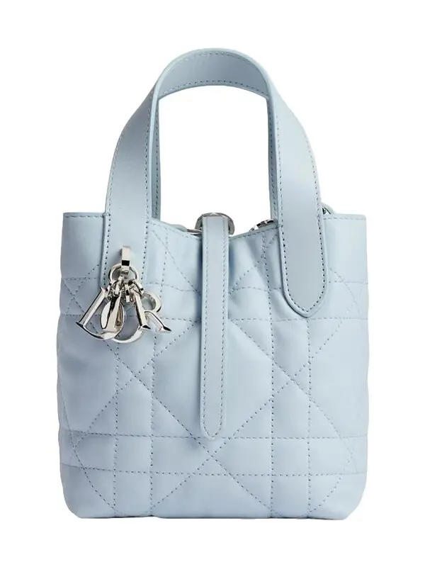 Dior Toujours Vertical Nano Tote Bag - Ice-blue