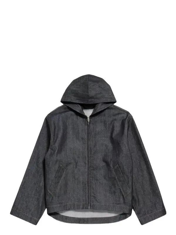Balenciaga Denim Hooded Jacket - Protoindigo