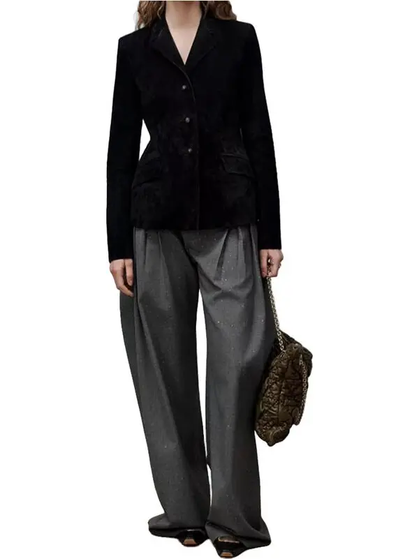Dior Fitted Jacket With Notch Lapel - Black