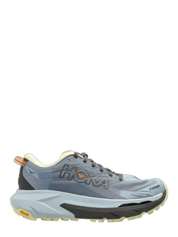 Hoka One One Mafate Logo Lace-up Sneakers - Gray