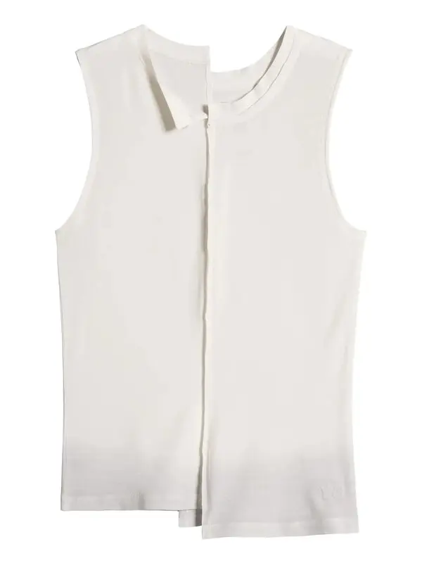 Y3 Sleeveless Asymmetrical Tank Top - No