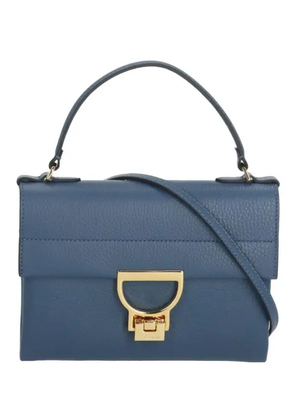 COCCINELLE Mini Arlettis Leather Tote Bag - Blue