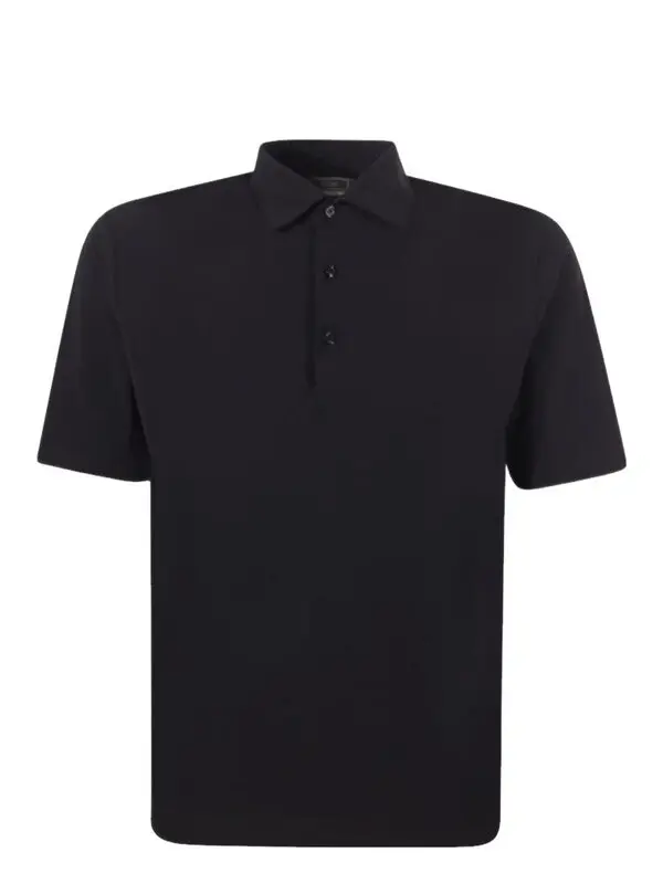 Herno Ultralight Scuba Polo Shirt - Black