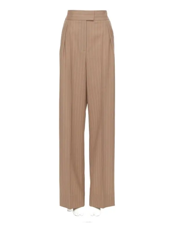 Valentino Garavani Faded Pinstripe Tailored Trousers - Nude