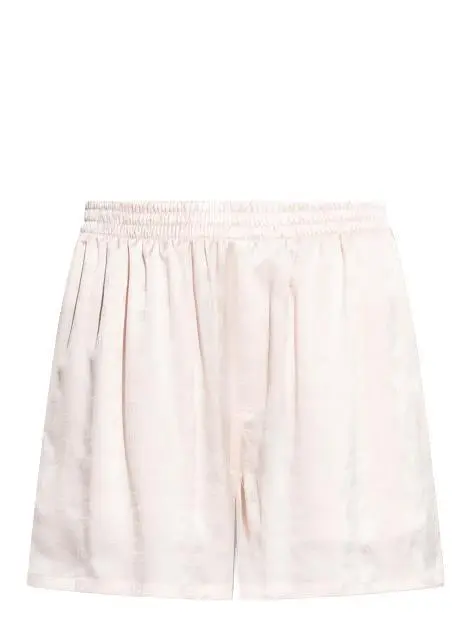 Balenciaga Monogram Elastic Waist Shorts - Pink