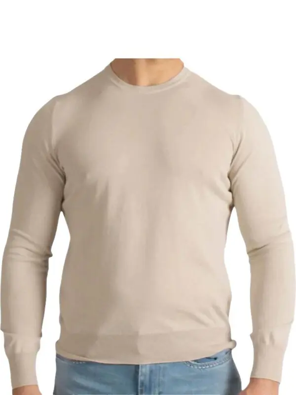 GRAN SASSO Crew Neck Knitwear - Nude