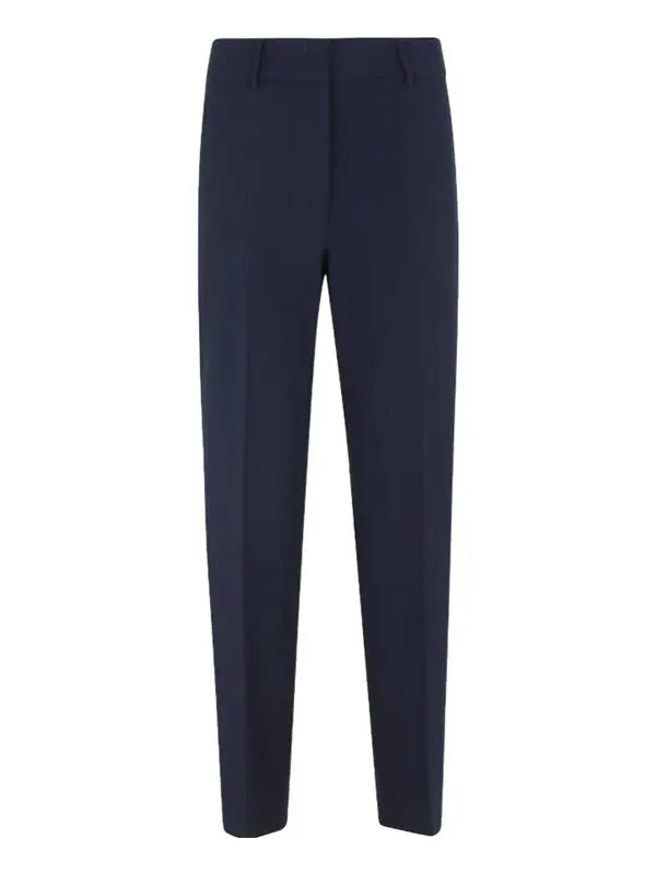 Seventy Pleated Slim-fit Trousers - Black