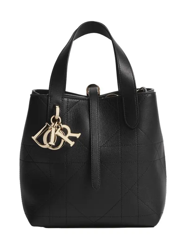 Dior Small Toujours Vertical Tote Bag - Black