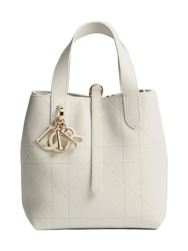 Dior Double Handle Shoulder Bag - Latte