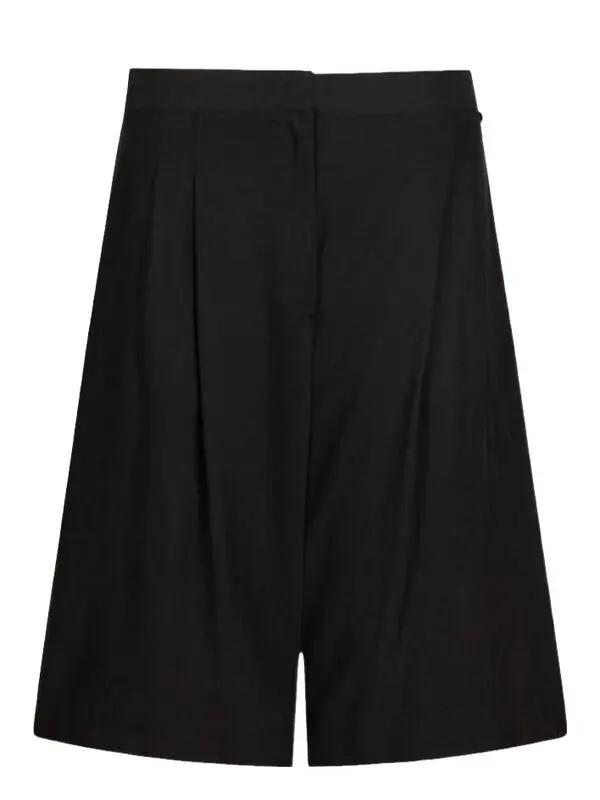 Liu Jo Tailored Bermuda Shorts With Dart Detailing - Black