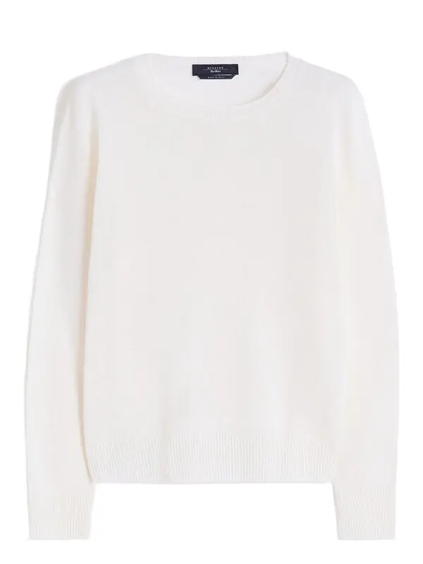 Max Mara Crewneck Knitted Jumper - Ecru