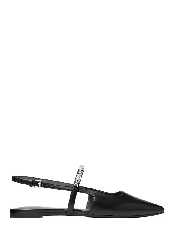 Michael Kors Dina Flex Slingback Flat - Black