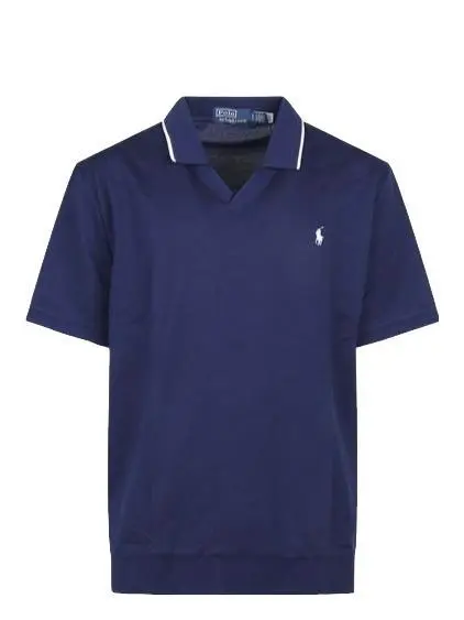 Polo Ralph Lauren Jacquard Polo Shirt - Navy