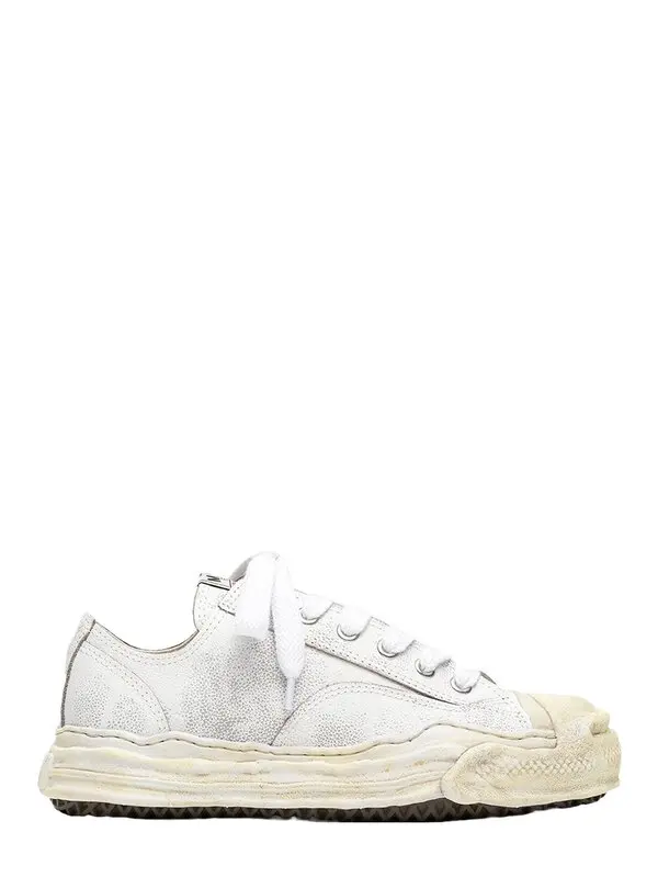 Mihara Yasuhiro Faded Lace-up Sneakers - White