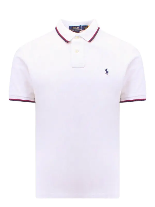 Polo Ralph Lauren Embroidered Polo Shirt - White
