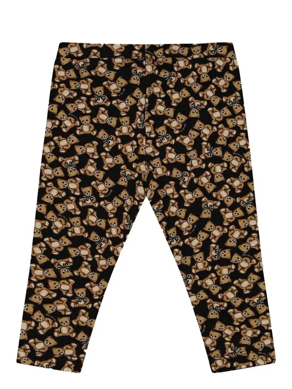 Moschino Graphic-print Leggings - Black