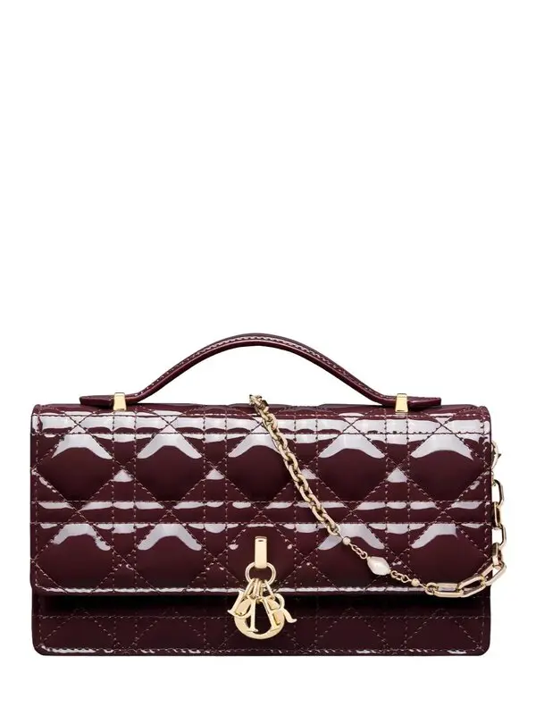 Dior Mini Shoulder Bag - Plum Color