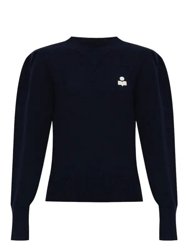 Isabel Marant Étoile Kelaya Embroidered Crewneck Jumper - Black