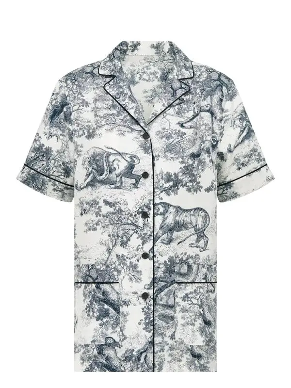 Dior Chez Moi Short-sleeved Shirt - Gray
