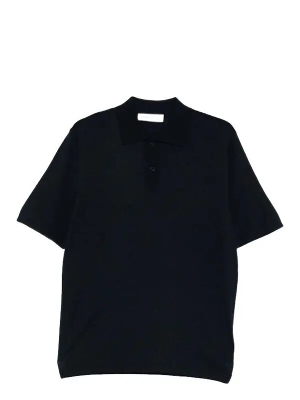 SAMSOE SAMSOE Short-sleeved Polo Shirt - Black