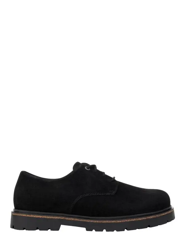 BIRKENSTOCK Highwood Lace-up Suede Derby - Black
