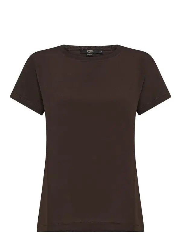 Seventy Short-sleeved Crewneck T-shirt - Black