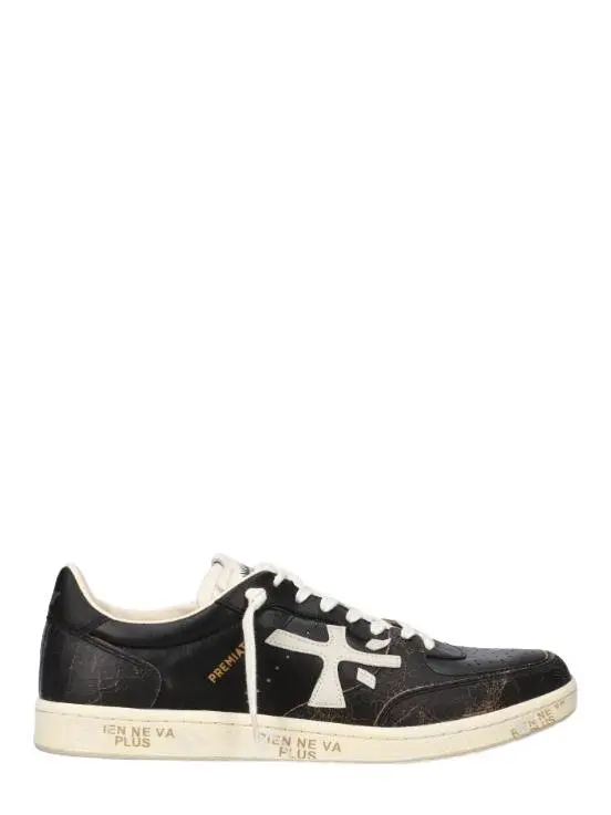 Premiata Lace-up Low-top Sneakers - Black
