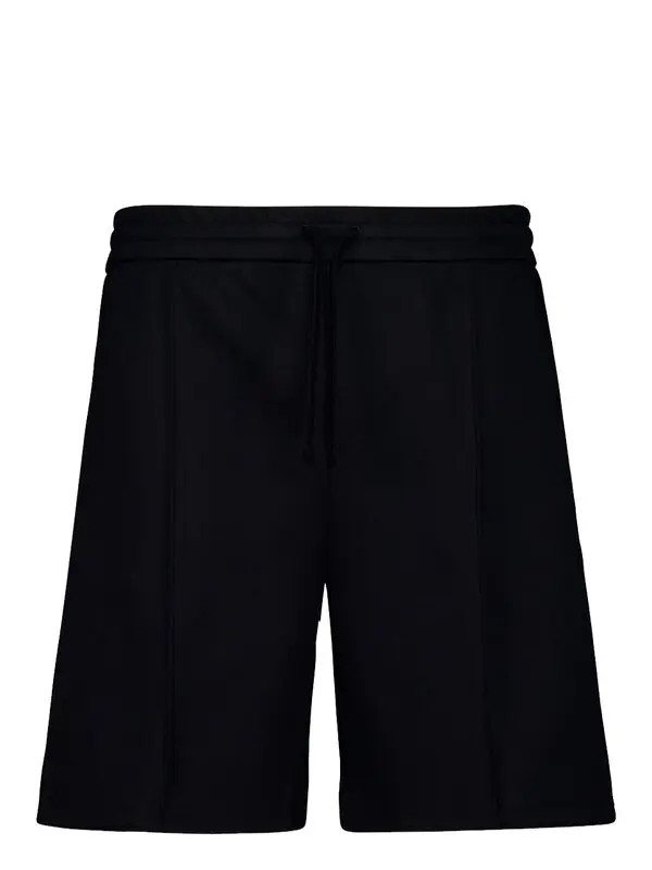 Valentino Garavani Cotton Blend Shorts - Black