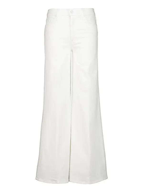 MOTHER Twister Sneak Jeans - White
