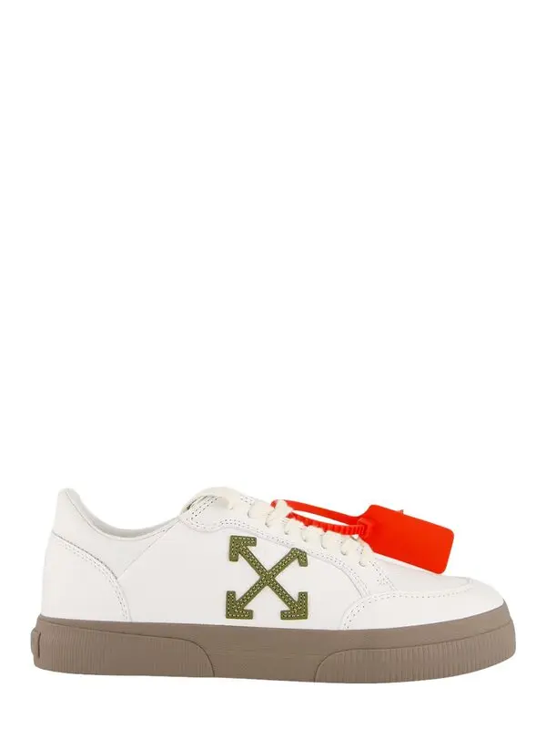 Off-White Vulcanized Low Leather Sneakers - Multicolour