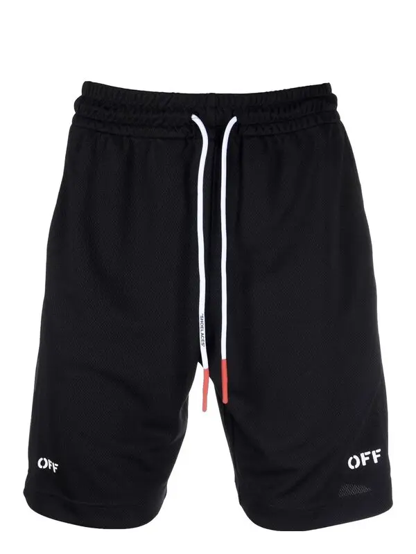 Off-White Ss22 Logo Print Shorts - Multi-color