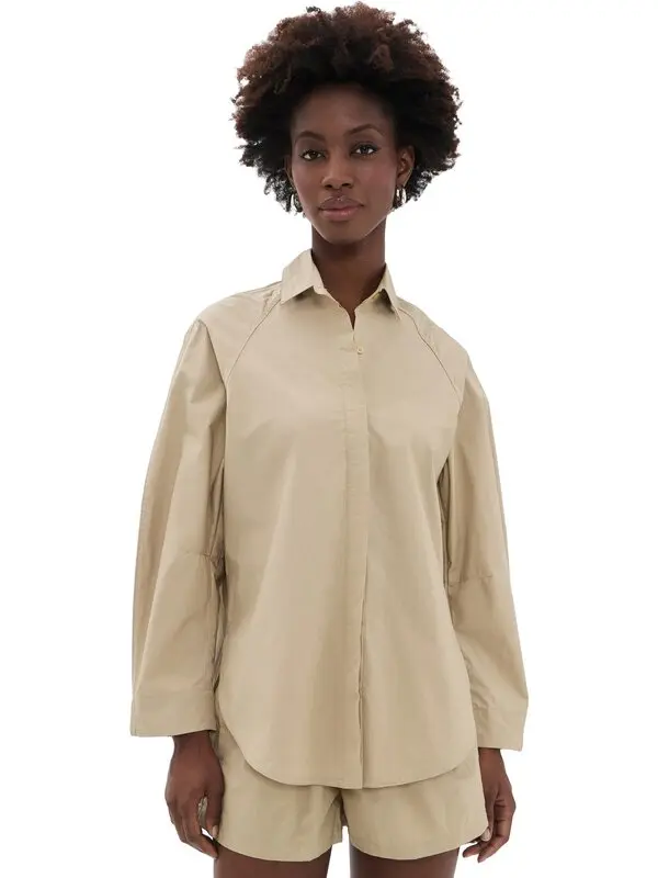 Mikoh Paseo Button-down Shirt - Sandy