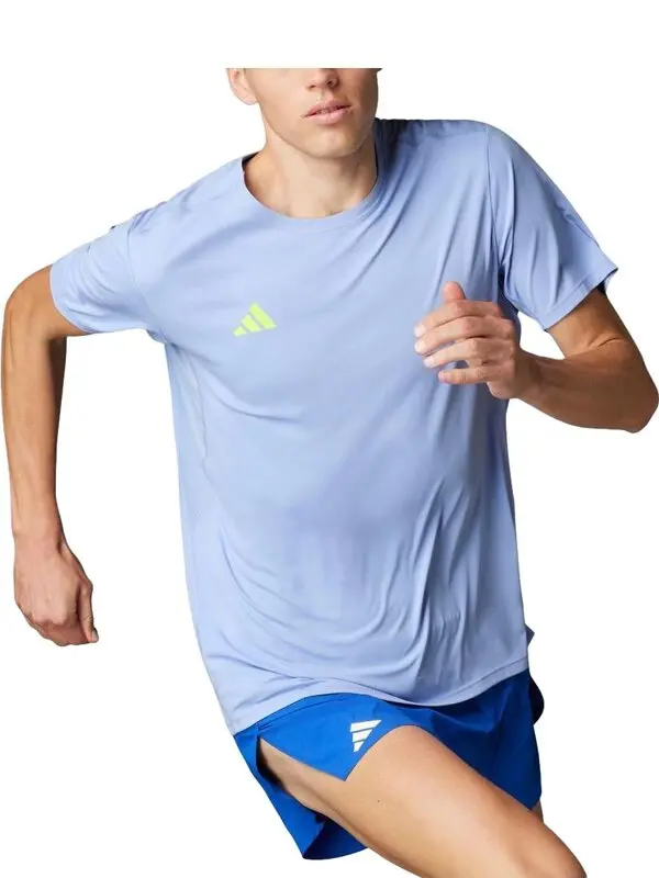 Adidas Adizero Essentials Running T-shirt - Blue Spark