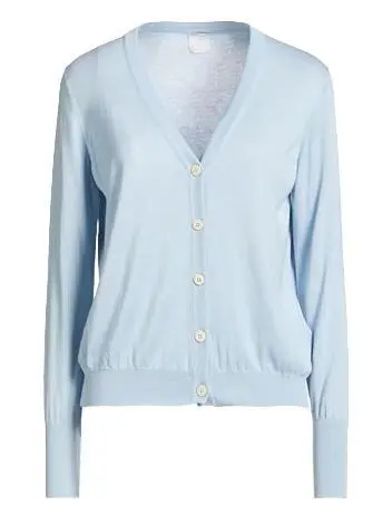 Eleventy Silk And Viscose Cardigan - Blue
