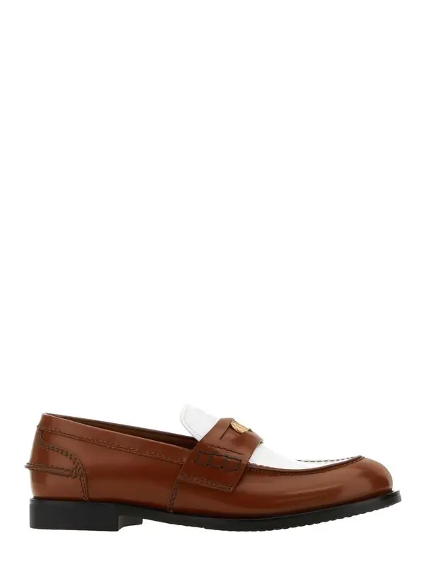 Miu Miu Two-tone Leather Loafers - Multicolor