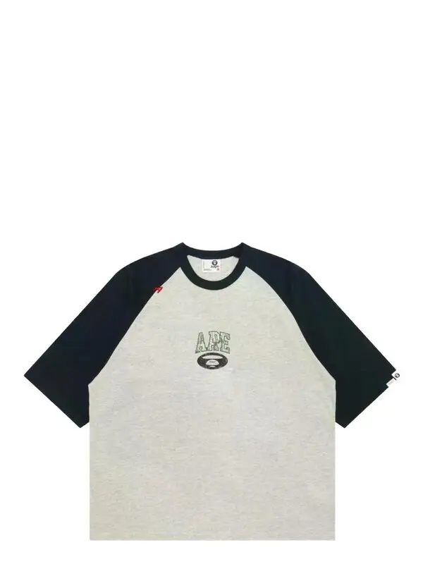 AAPE BY *A BATHING APE Aapeunvs Graphic-print Raglan T-shirt - Grey