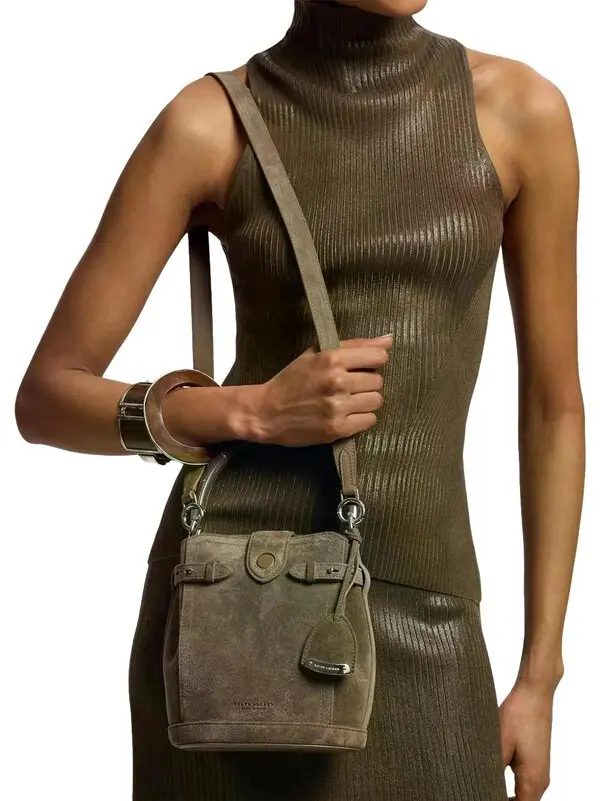 Ralph Lauren Suede Bucket Bag - Brown