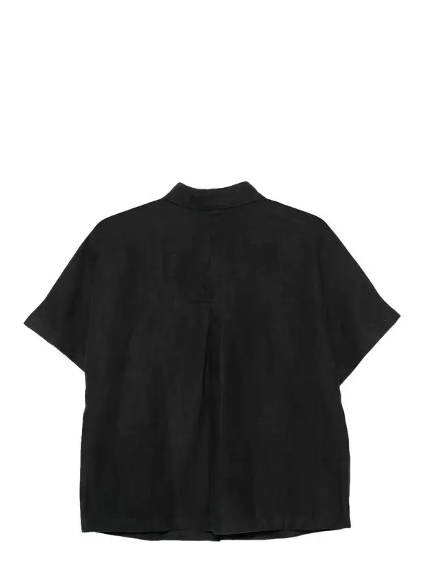 Marc O'polo Short-sleeve Shirt With Chest Pocket - Black