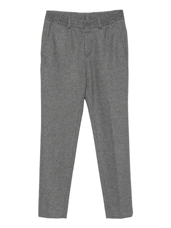 Karl Lagerfeld Tailored Trousers With Elasticated Waistband - Grey