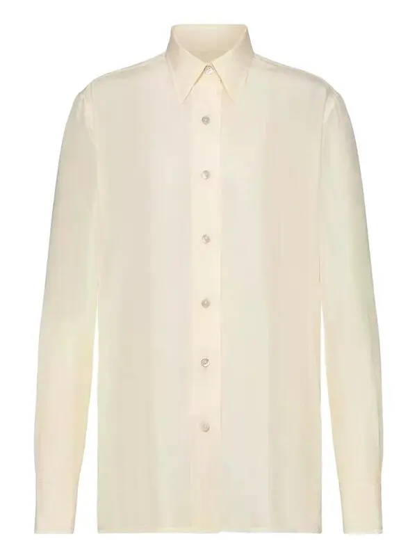 MAISON MARGIELA Long Sleeve Shirt - White