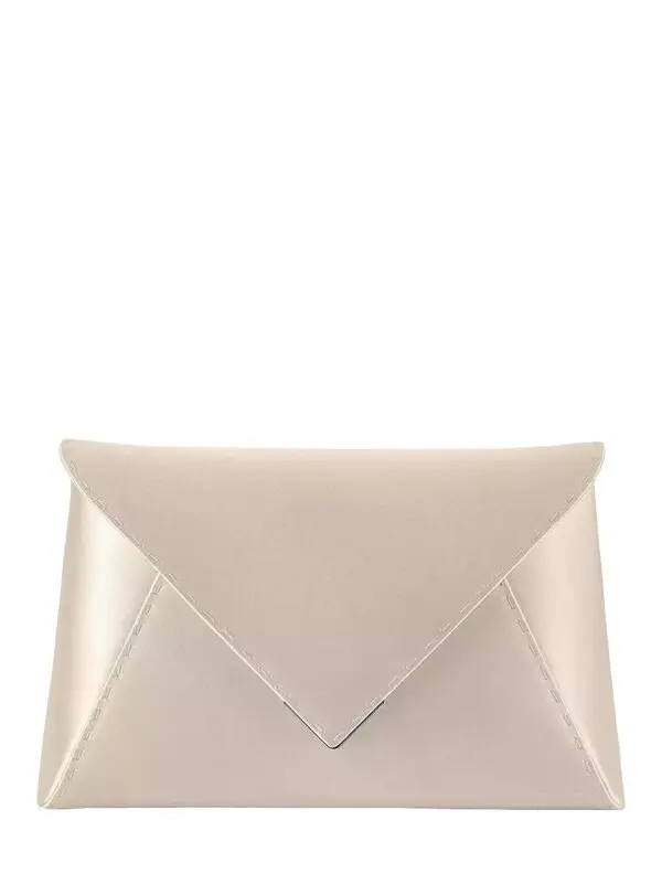 Tyler Ellis Large Lee Pouchet Clutch Bag - Neutrals