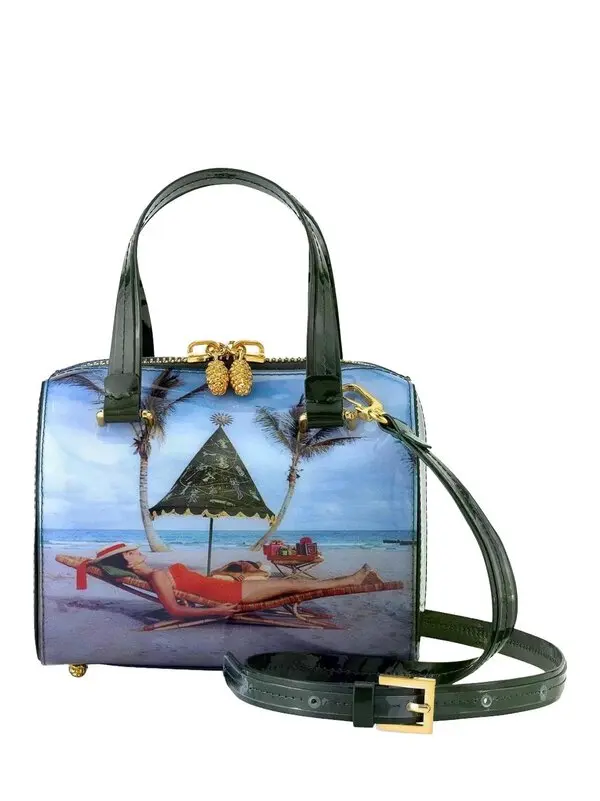 Tyler Ellis Small Marilyn Printed Tote Bag - Green