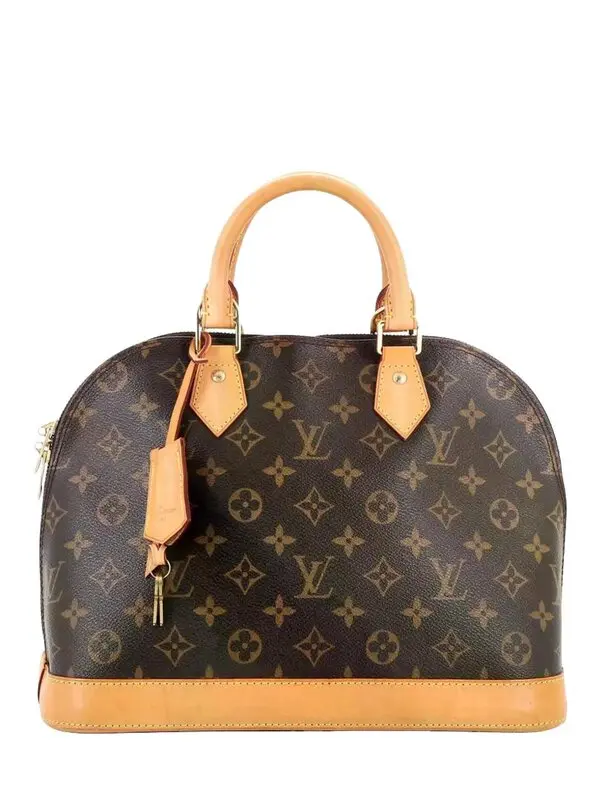 LOUIS VUITTON Alma Pm Monogram Canvas Satchel - Brown