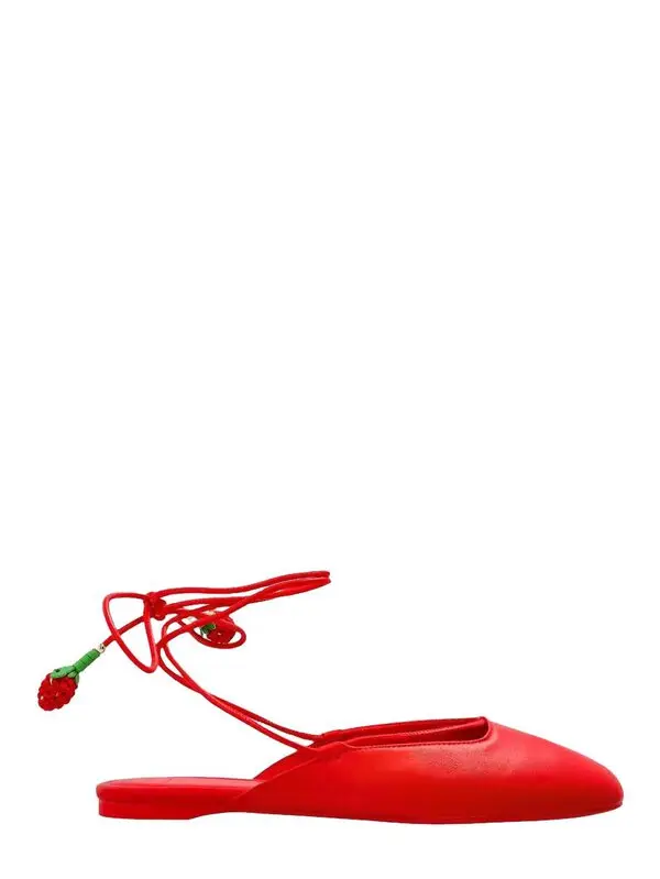 Kate Spade New York Eloise Strawberry-charm Lace-up Pumps - Red