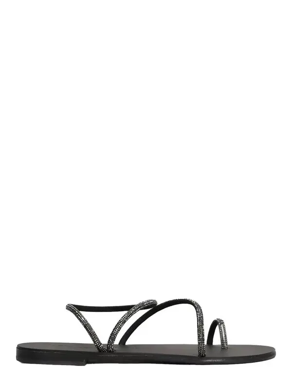 NICOLAS LAINAS Arch Ithaca Flat Sandals - Black