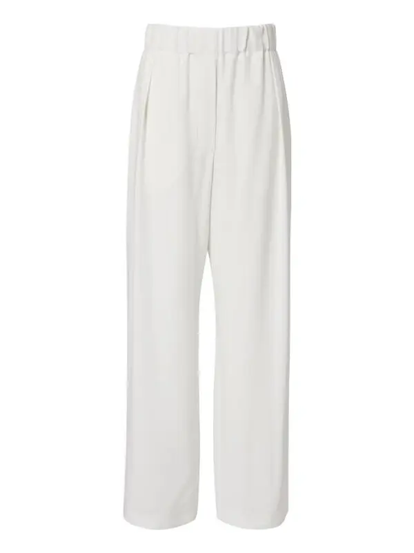 JIL SANDER Wide-leg Pants - White