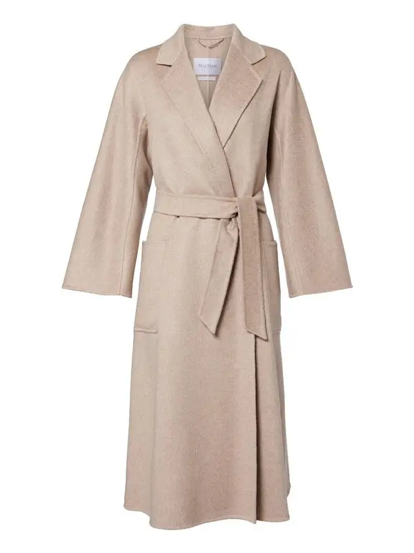 Max Mara Ludmilla Cashmere Wrap Coat - Beige