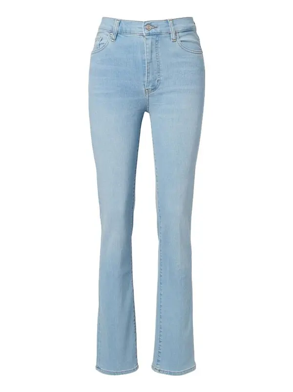 FRAME Le Sleek Long Straight Jeans - Blue